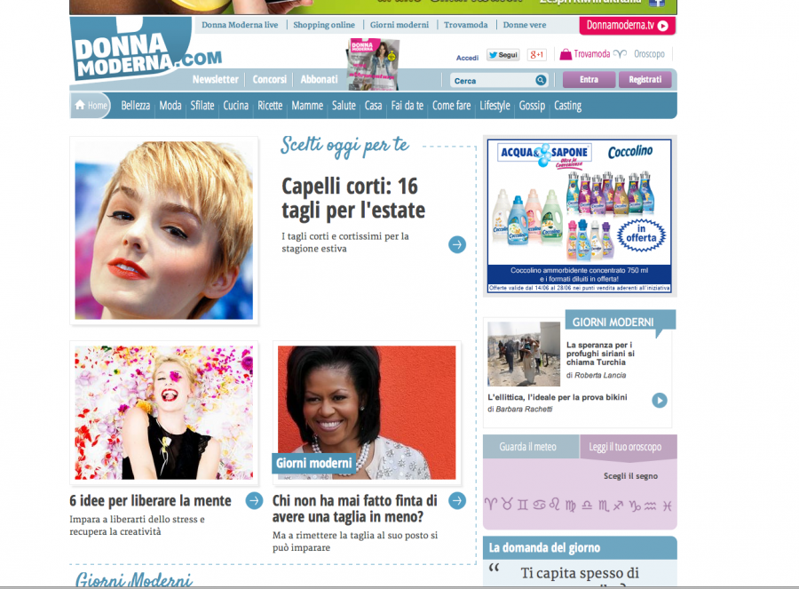 Annalisa Monfreda e Donna Moderna